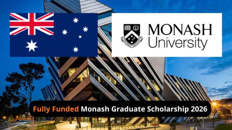 Monash Graduate Scholarship 2026 In Australia | $37,145 Stipend